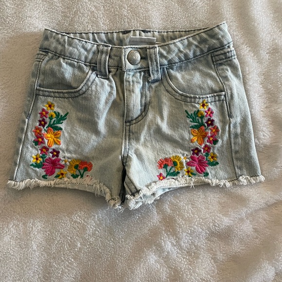 Koala Kids | Bottoms | Toddler Jean Shorts Floral Design | Poshmark